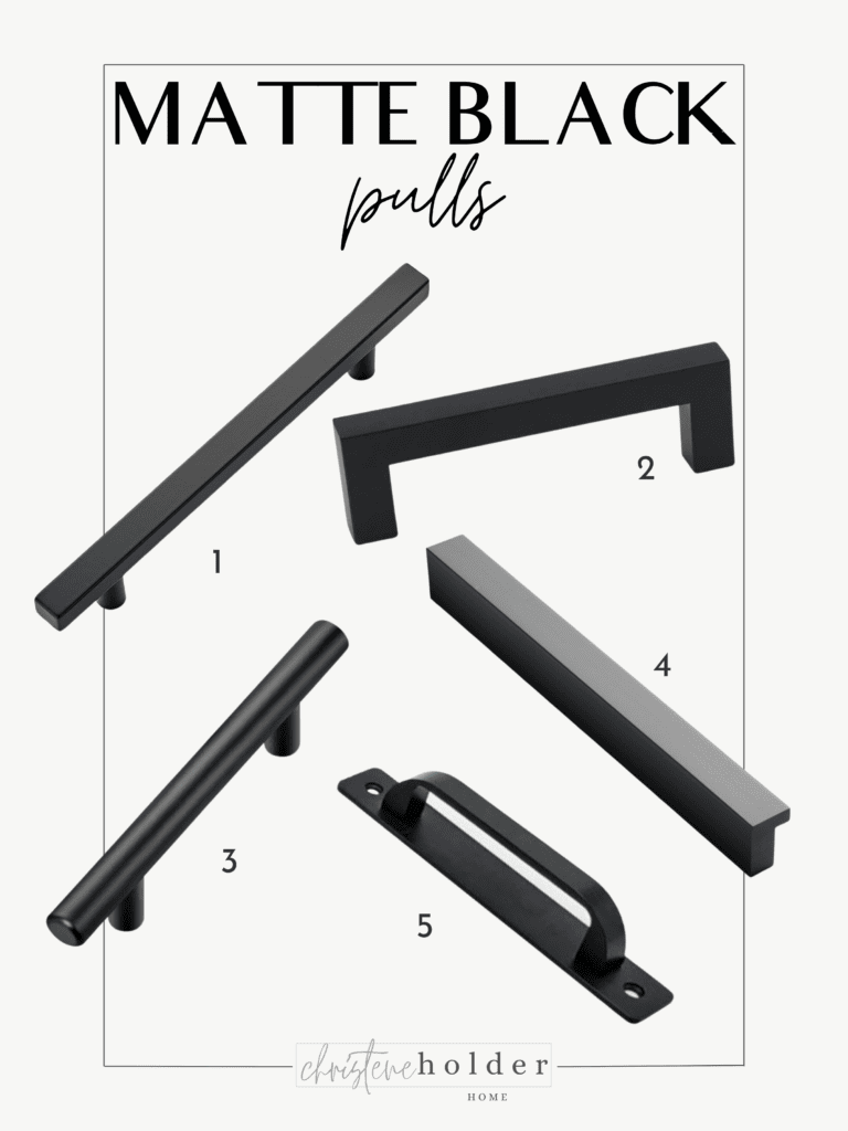 Modern and Minimalist Cabinet Pulls and Hardware | Christene Holder Home