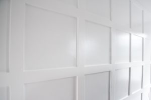 How to Build a Grid Board and Batten Wall {for under $200} | Christene ...