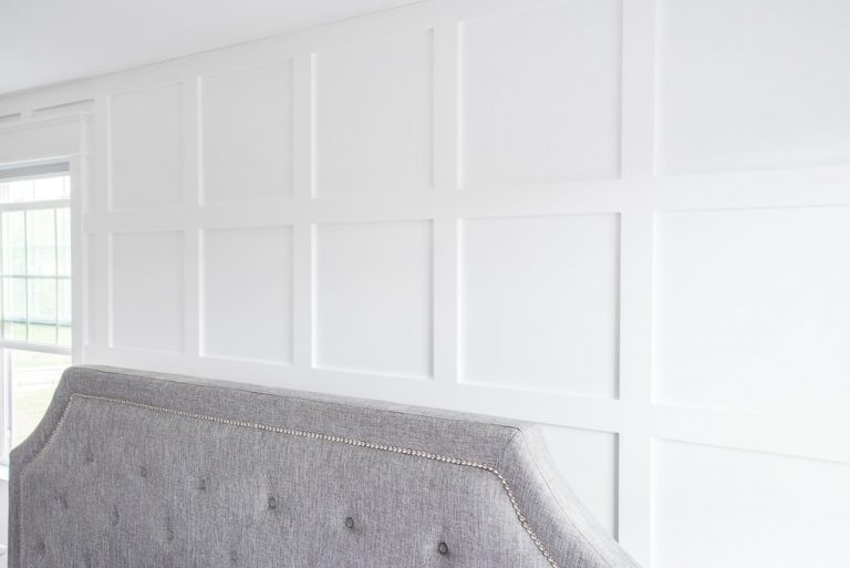 How to Build a Grid Board and Batten Wall {for under $200} | Christene ...