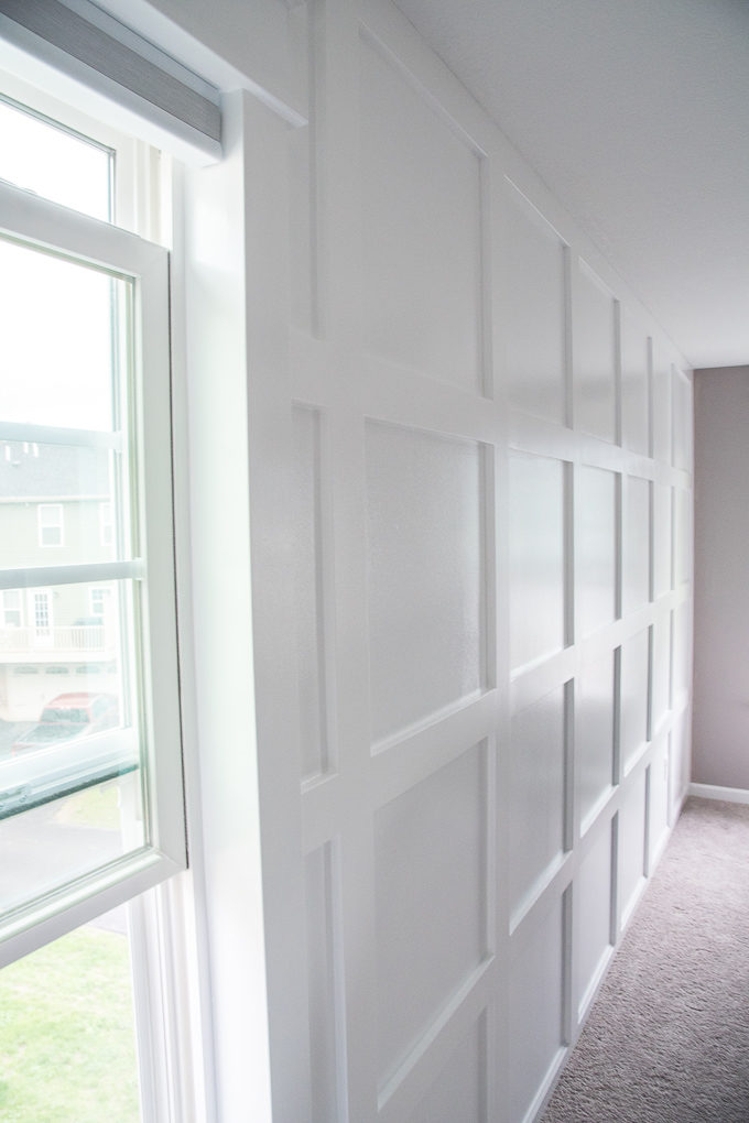 How to Build a Grid Board and Batten Wall {for under $200} | Christene ...