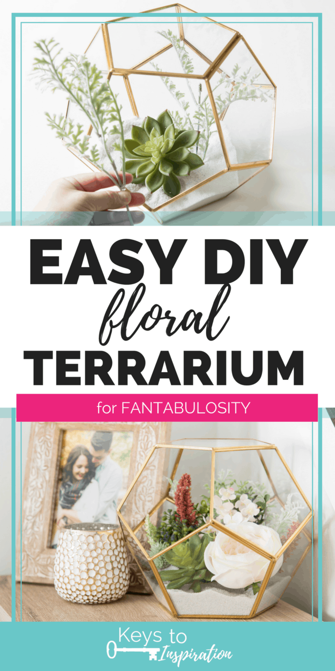 Easy DIY Floral Terrarium | Christene Holder Home