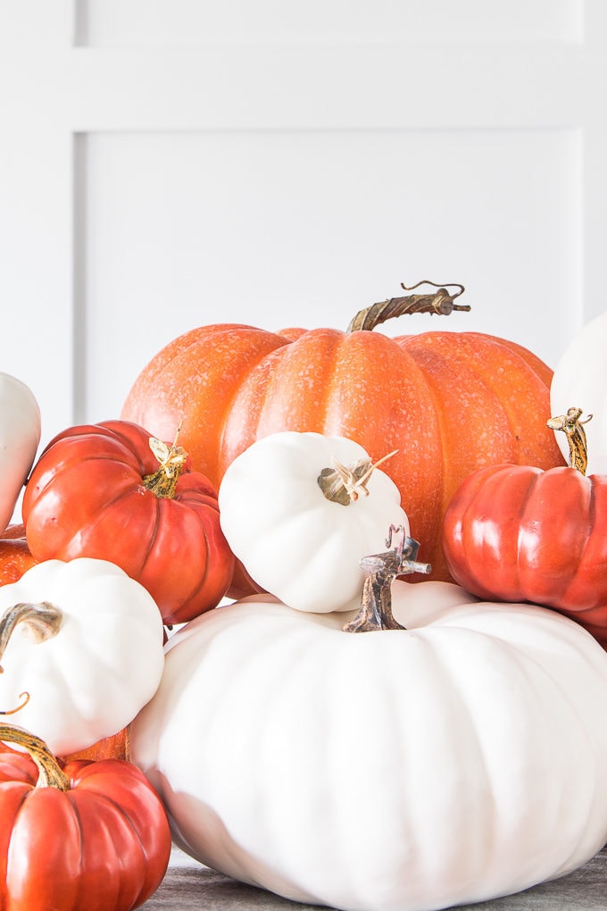 Easy Modern Pumpkin Centerpiece | Christene Holder Home