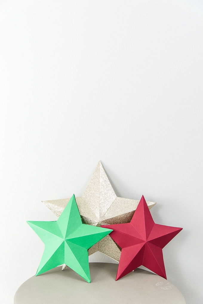 Easy 3D Star Decoration | Christene Holder Home