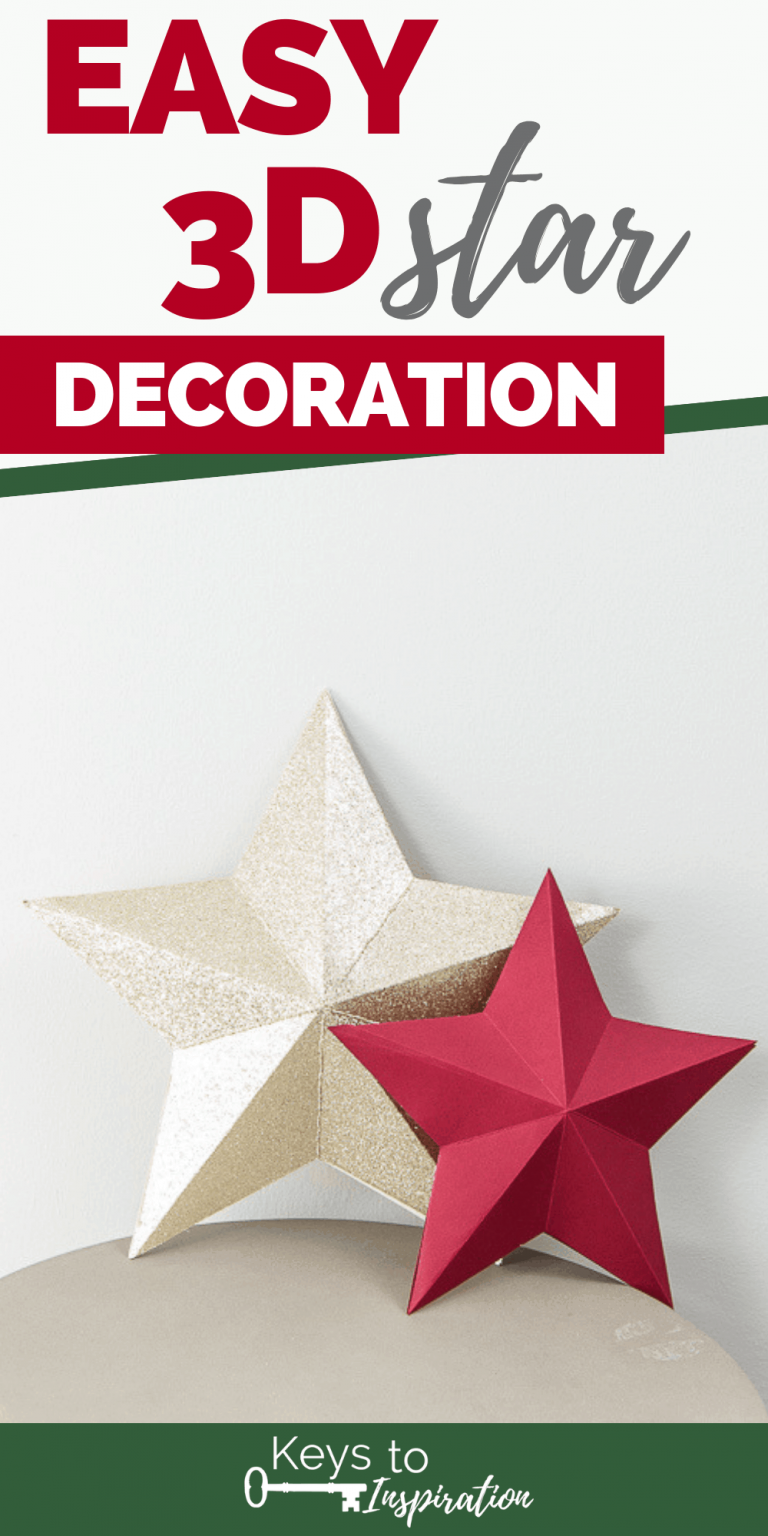 Easy 3D Star Decoration | Christene Holder Home