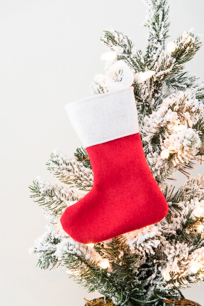 DIY Mini Felt Stocking | Christene Holder Home