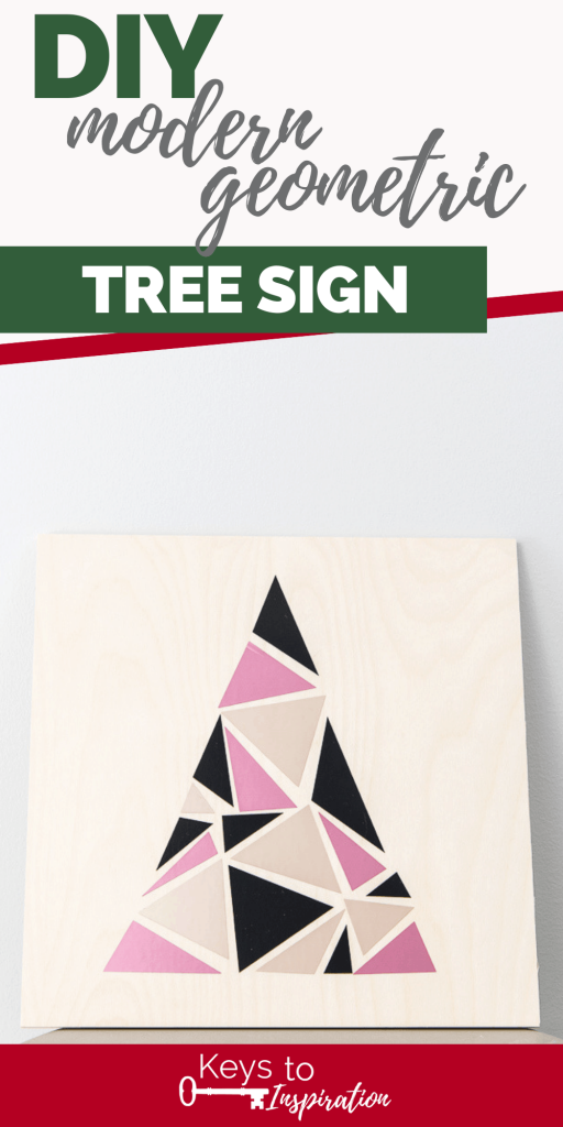 DIY Modern Geometric Tree Sign | Christene Holder Home