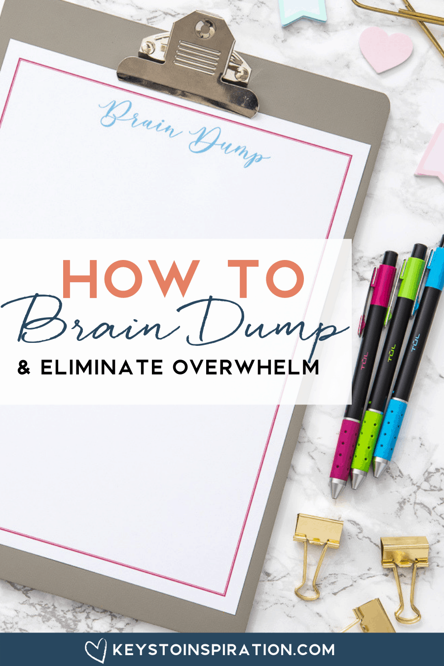 How to Brain Dump and Eliminate Overwhelm | Christene Holder Home