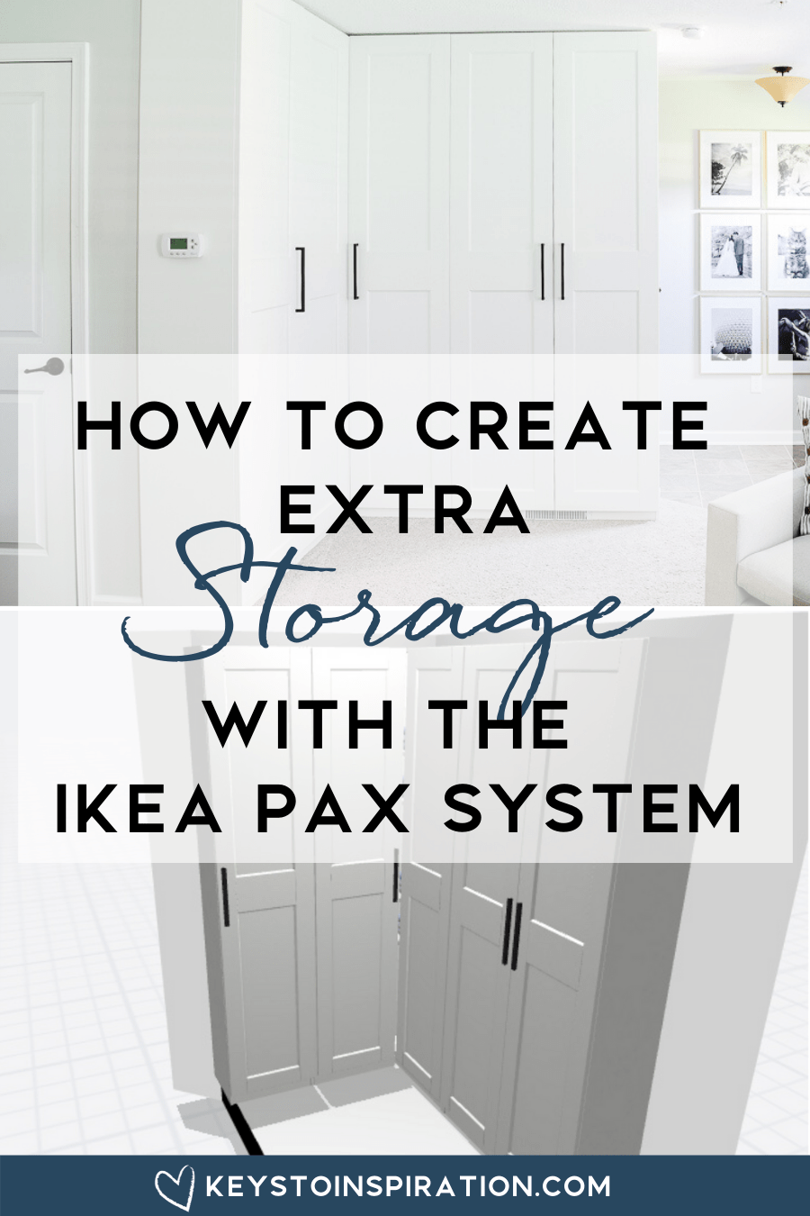 How to Create Extra Storage with the IKEA PAX System | Christene Holder ...