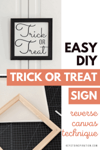 Easy DIY Trick Or Treat Sign | Christene Holder Home