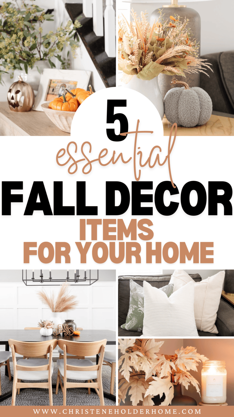 5 Must-Have Fall Decor Items You Need For Your Home | Christene Holder Home
