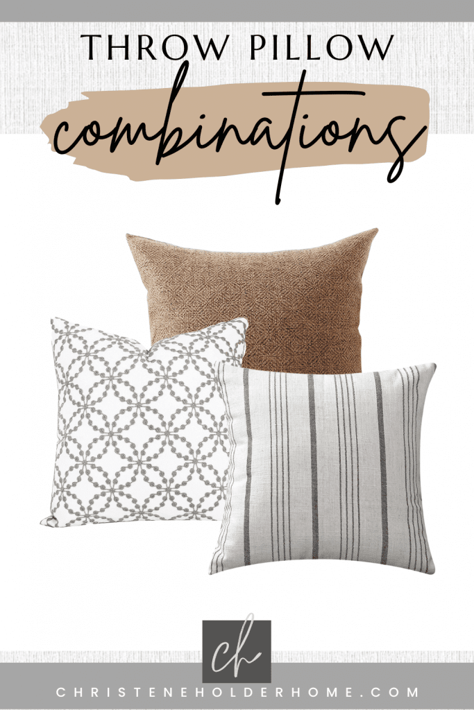 Throw Pillow Mix Color Chart THROW PILLOW COMBINATION CHEAT SHEET ...