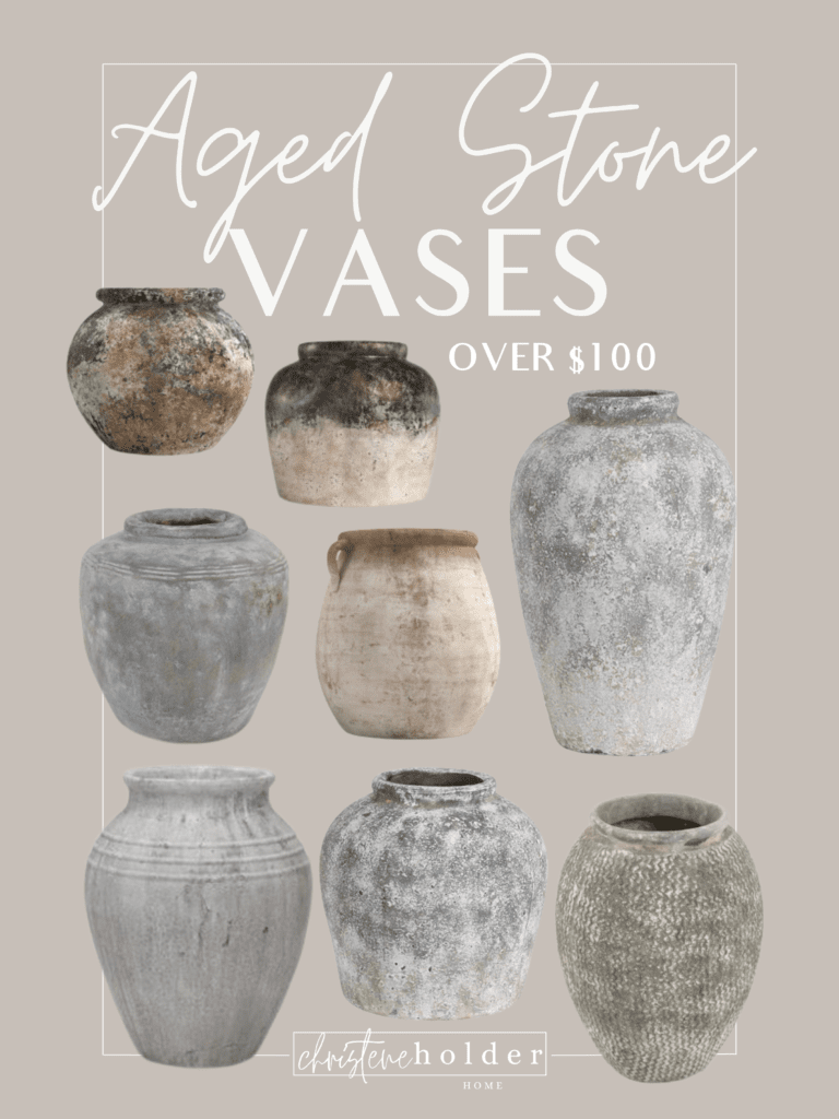 65+ Rustic Vintage-Looking Aged Vases for Any Budget | Christene Holder ...
