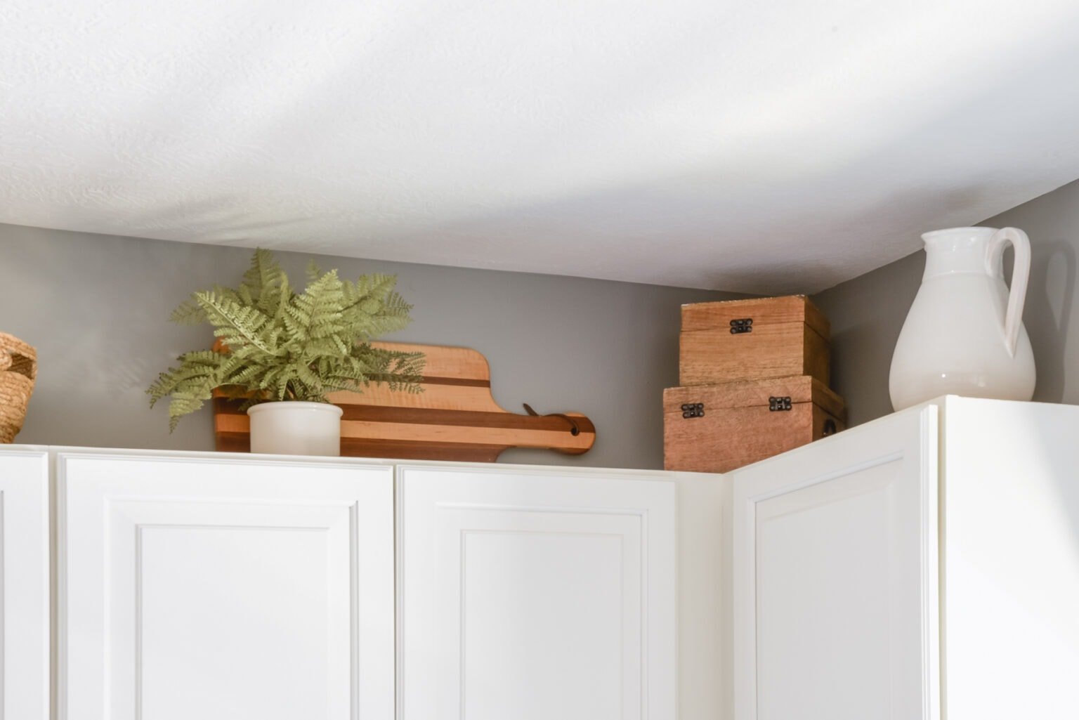 Decorating Above Kitchen Cabinets: 10 Creative Ideas | Christene Holder ...