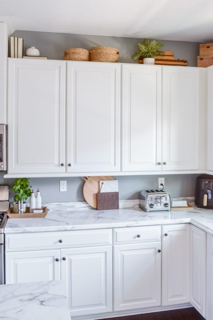 Decorating Above Kitchen Cabinets: 10 Creative Ideas | Christene Holder ...