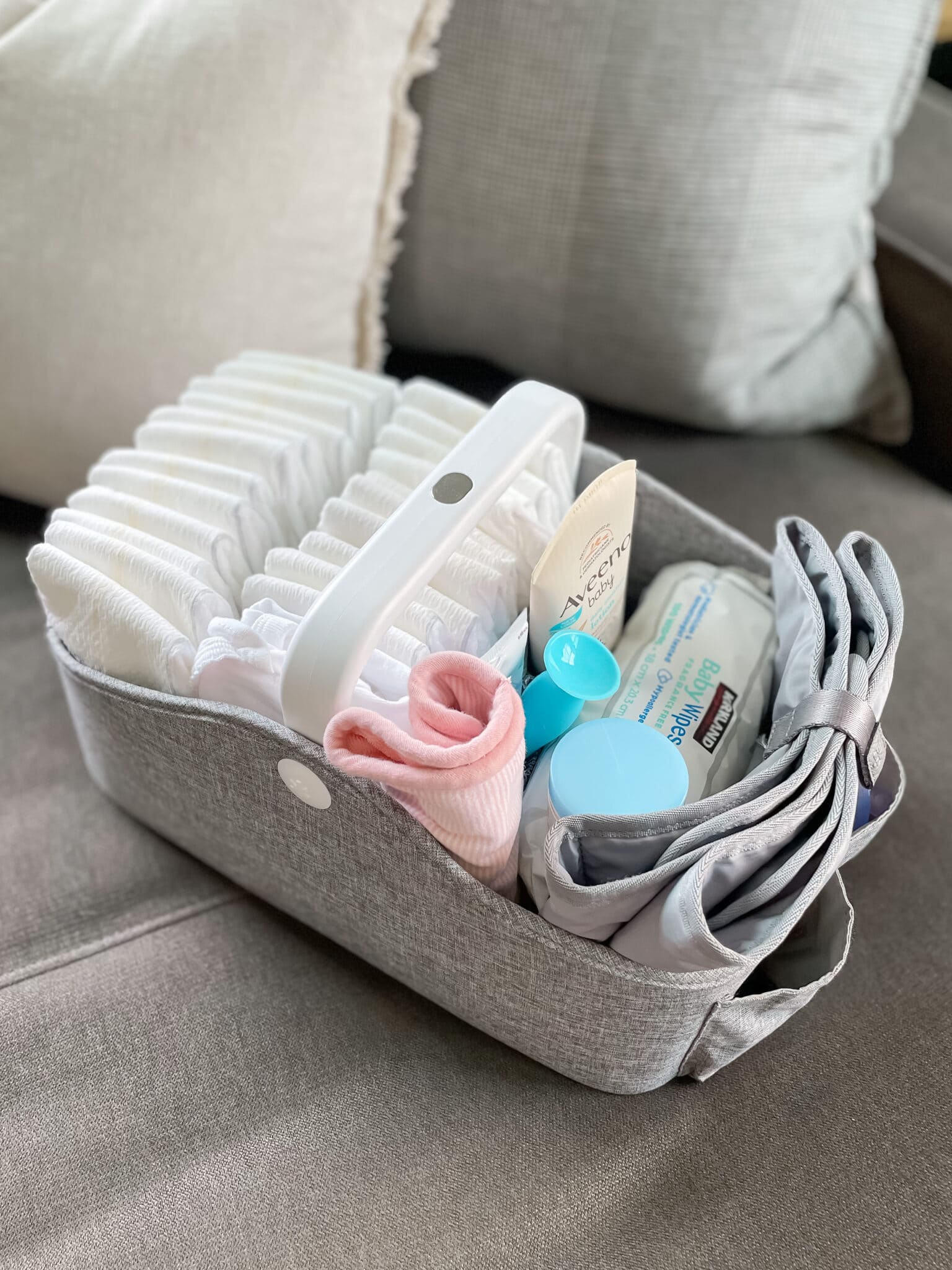 What to Put in a Baby Diaper Caddy: 15+ Must-Have Items | Christene ...