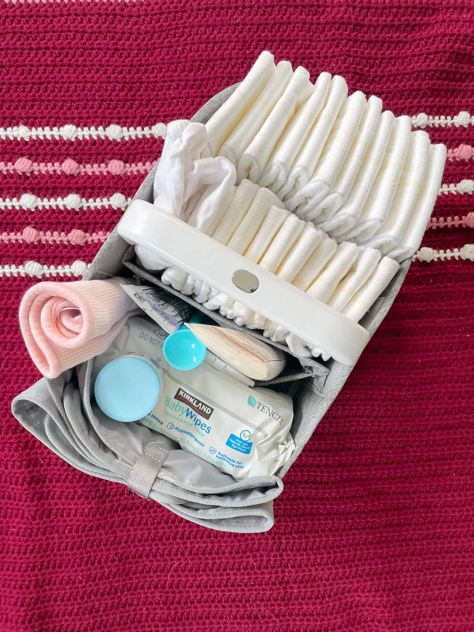 What to Put in a Baby Diaper Caddy: 15+ Must-Have Items | Christene ...