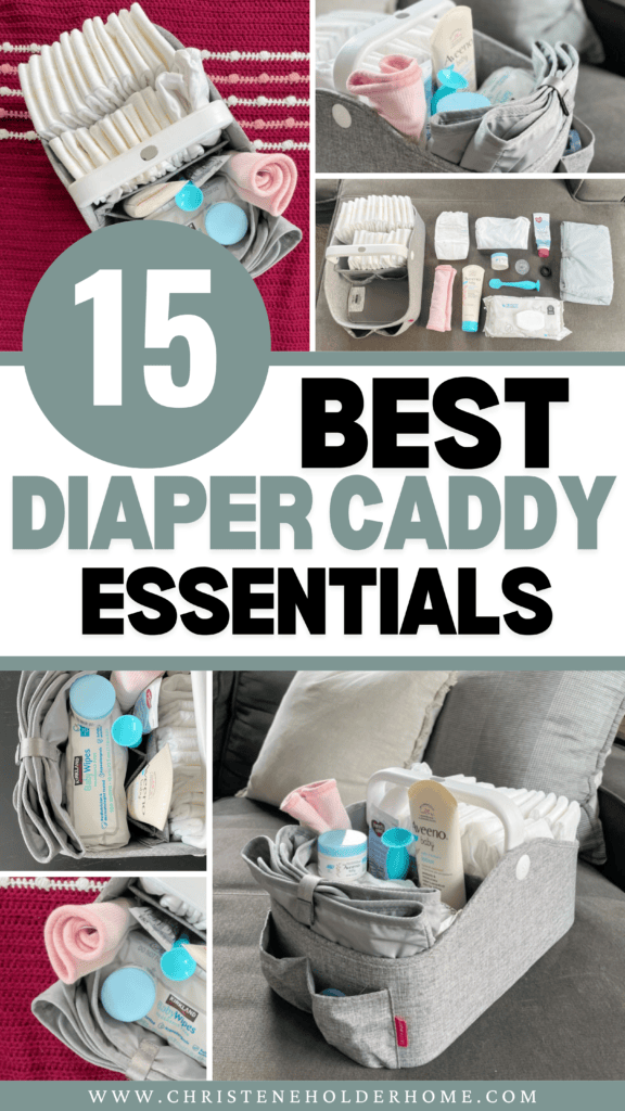 What to Put in a Baby Diaper Caddy: 15+ Must-Have Items | Christene ...