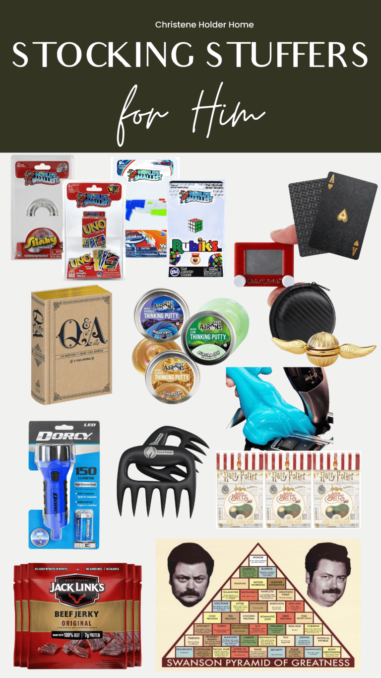 Christmas Stocking Stuffer Gift Ideas for Everyone | Christene Holder Home