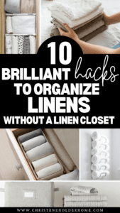 10 Simple Solutions for Organizing Linens Without a Linen Closet ...