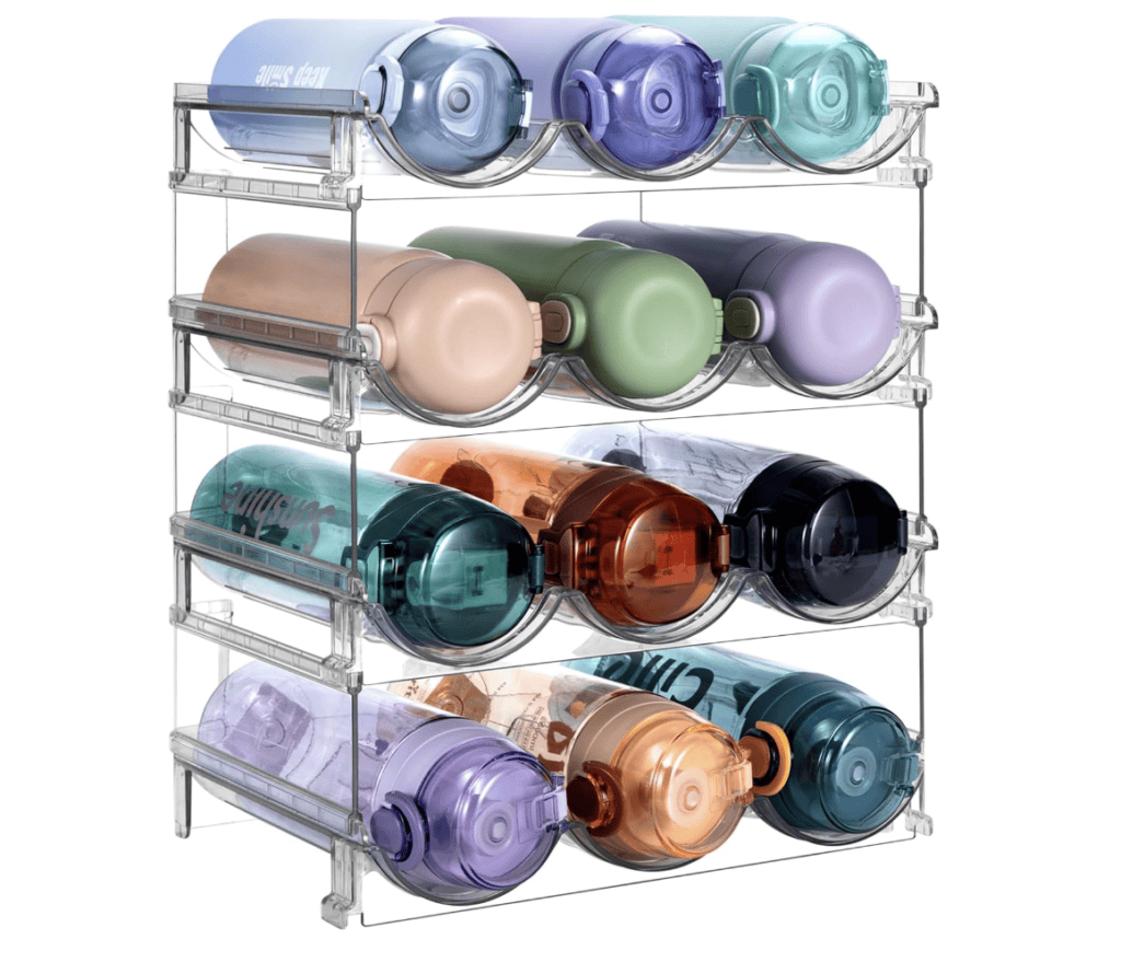 15 Creative Kitchen Water Bottle Storage Solutions | Christene Holder Home