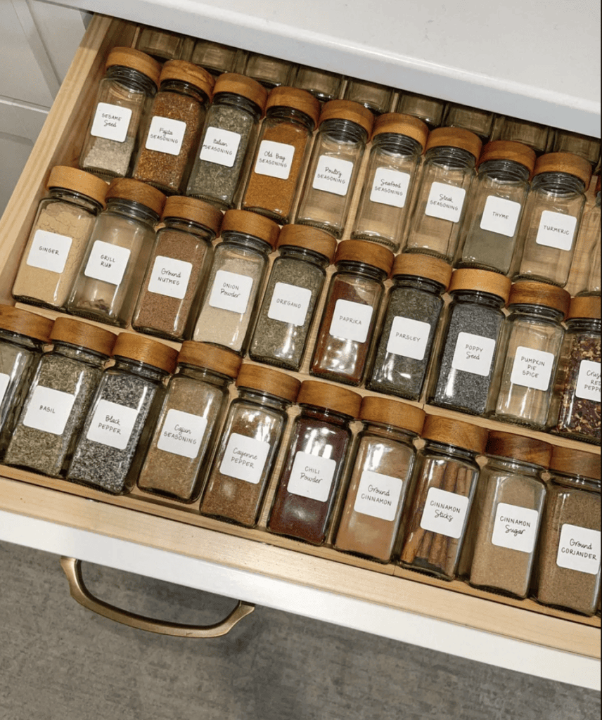 35 Genius Kitchen Spice Storage Ideas | Christene Holder Home