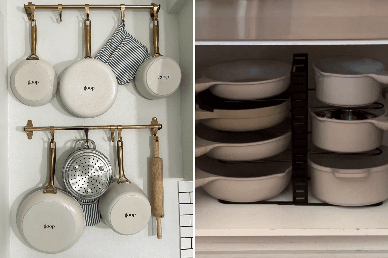 15+ Ways to Organize Pots and Pans in Your Kitchen Cabinets | Christene ...