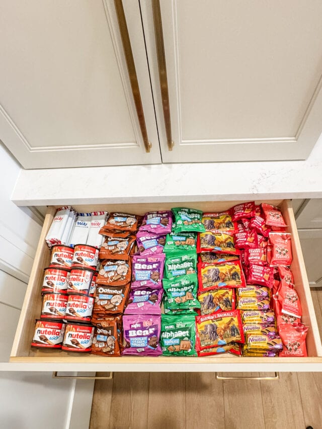 Easy Back-to-School Snack Drawer Ideas for Kids | Christene Holder Home