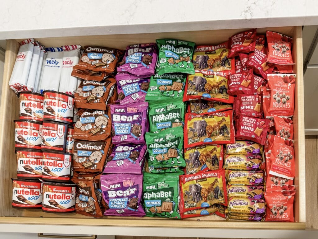 Easy Back-to-School Snack Drawer Ideas for Kids | Christene Holder Home