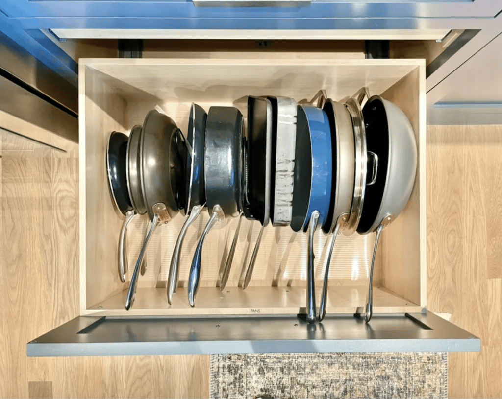 15+ Ways to Organize Pots and Pans in Your Kitchen Cabinets | Christene ...