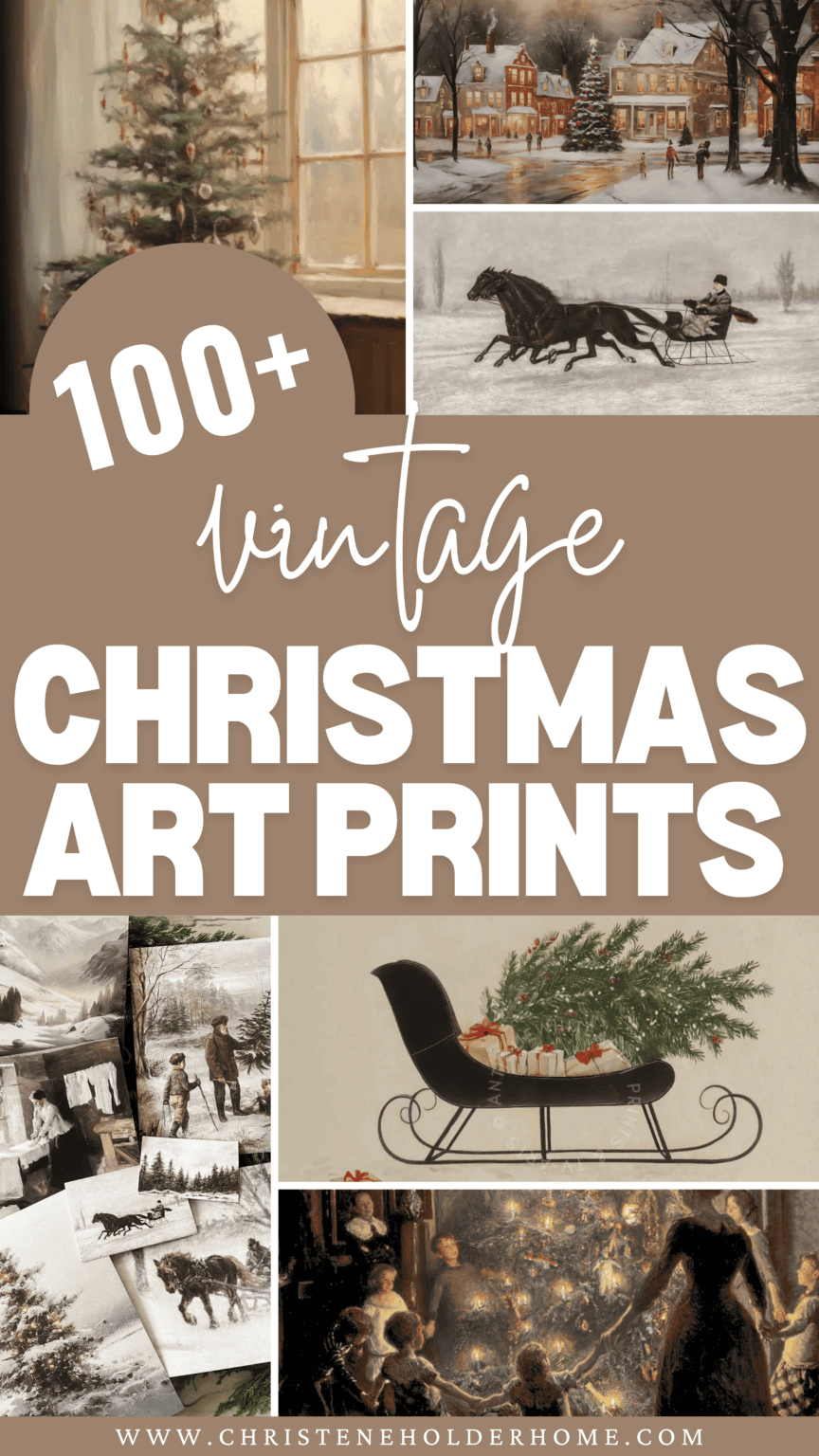 The Best Vintage Christmas Art Prints to Add Holiday Charm to Your Home ...